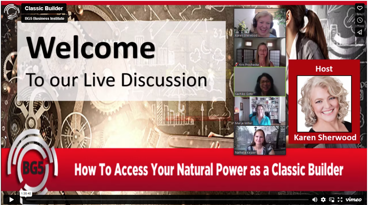Classic Builders (Human Design Generators) - BG5® Business Institute